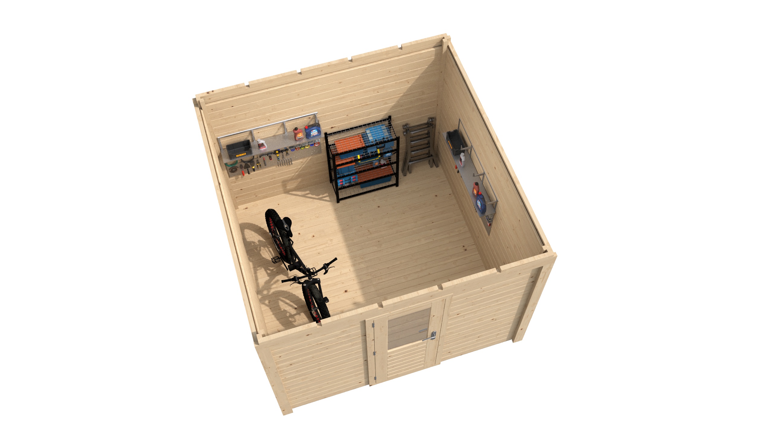 Kent Summer House 300 x 300cm UNTREATED – Easy Log Cabins