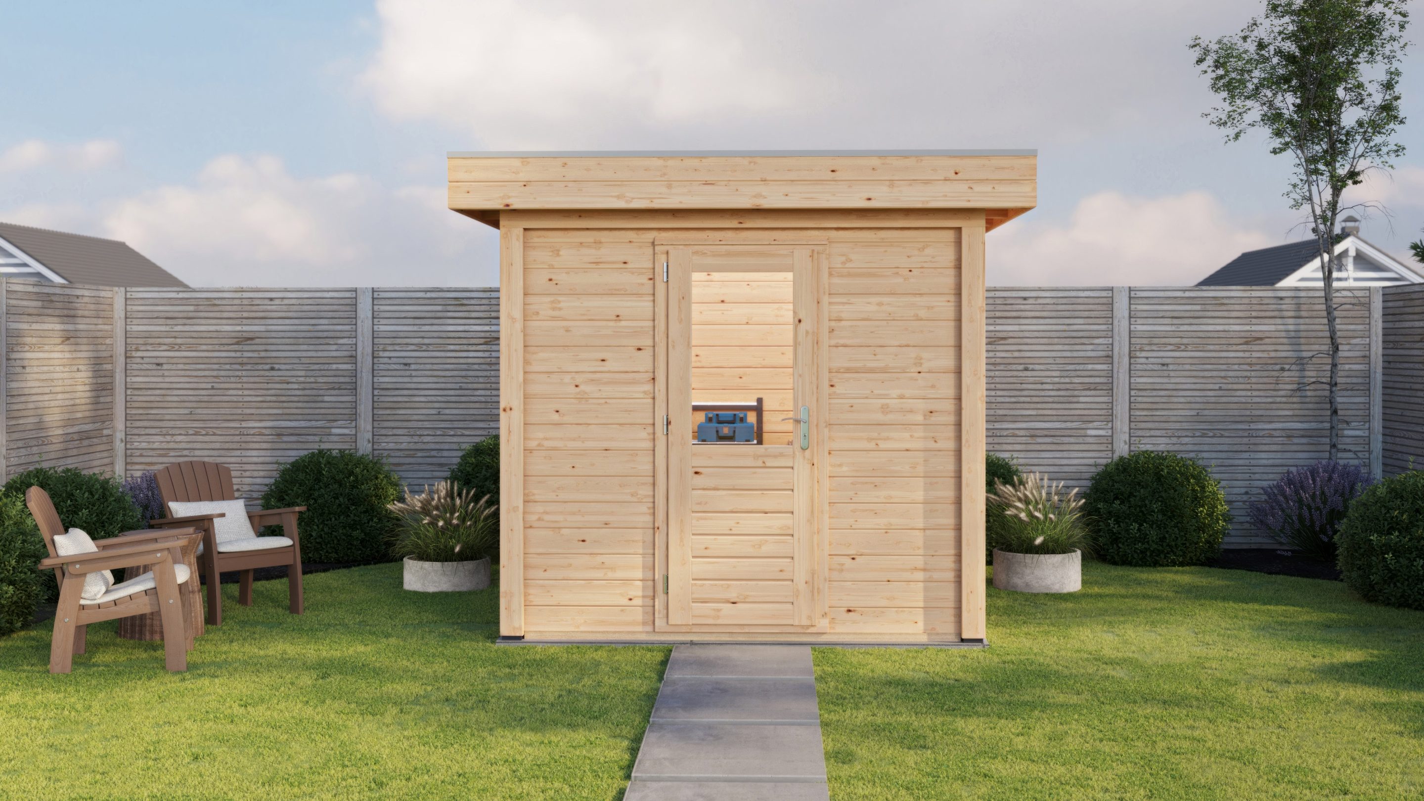 Lugarde Sheffield Summer House 250 x 200cm UNTREATED