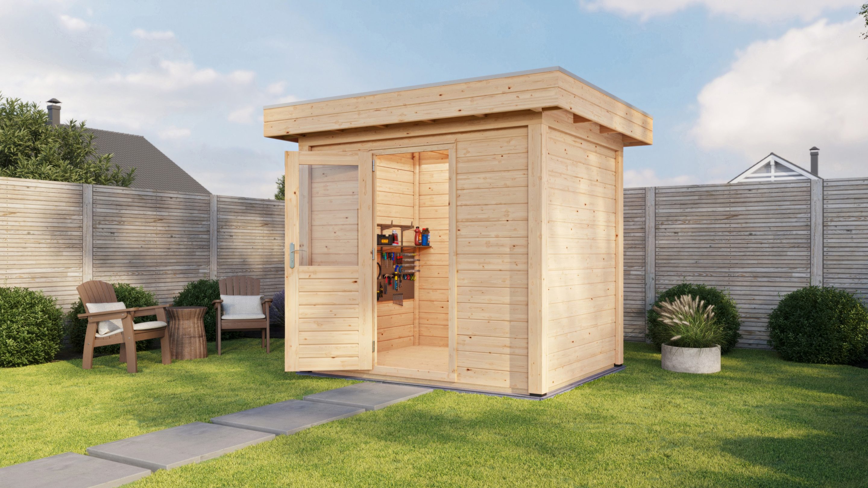 Lugarde Sheffield Summer House 250 x 200cm UNTREATED