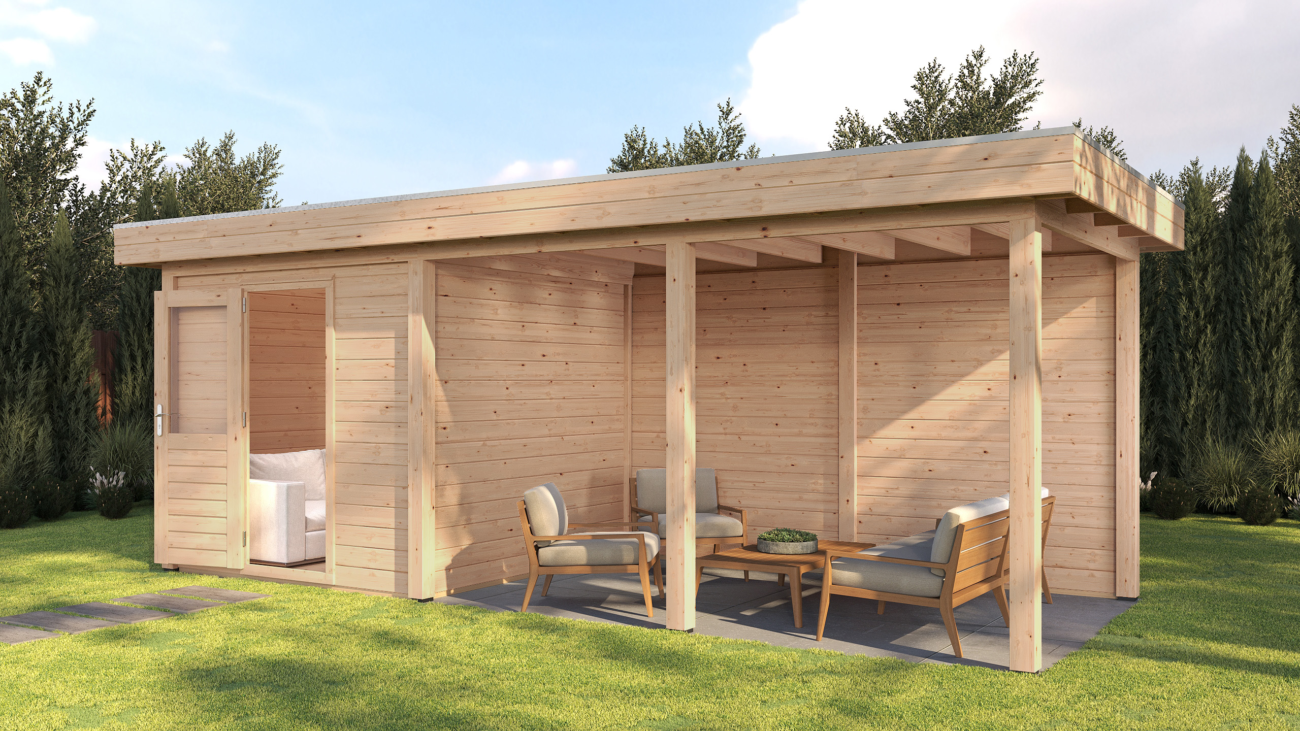 Coventry Summer House 650 x 250cm - Quality Untreated Design